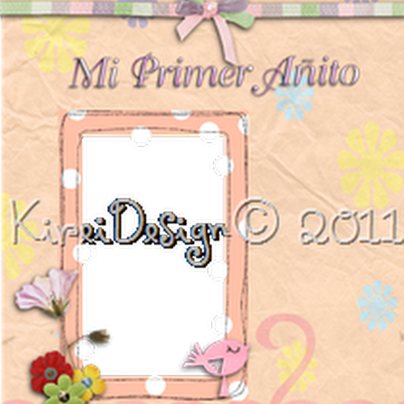 Plantillas Tarjetas Primer añito - KIREIDESIGN